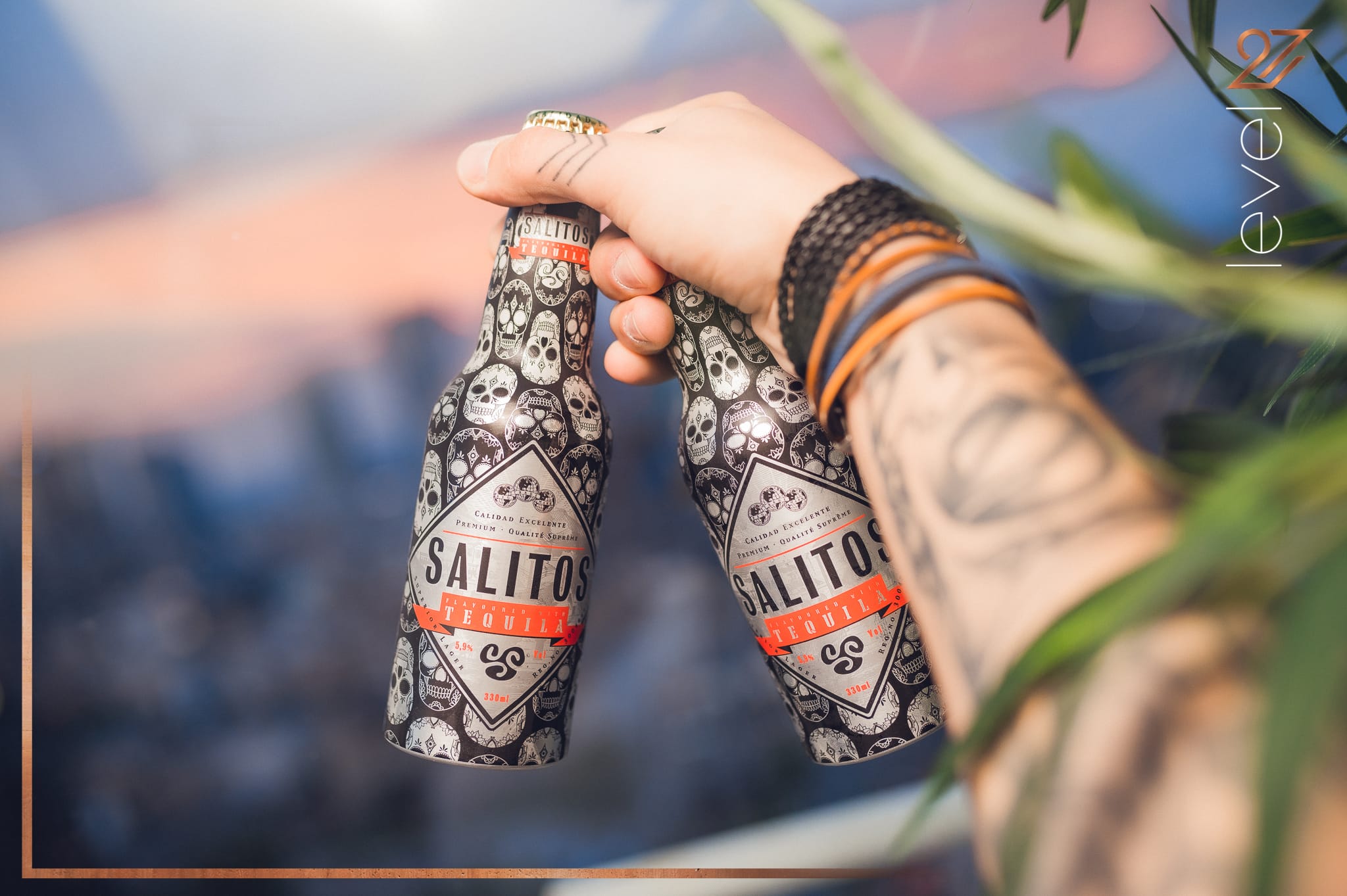 Salitos beer brand enter to level 27 rooftop club - level 27 Rooftop in ...