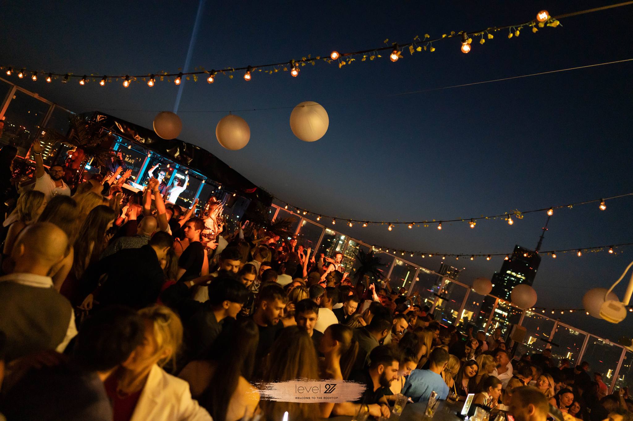 THE BEST PARTIES IN WARSAW - level 27 Rooftop in Warsaw